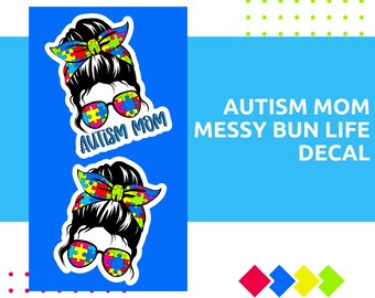 Autism Mom Car Svg - Etsy