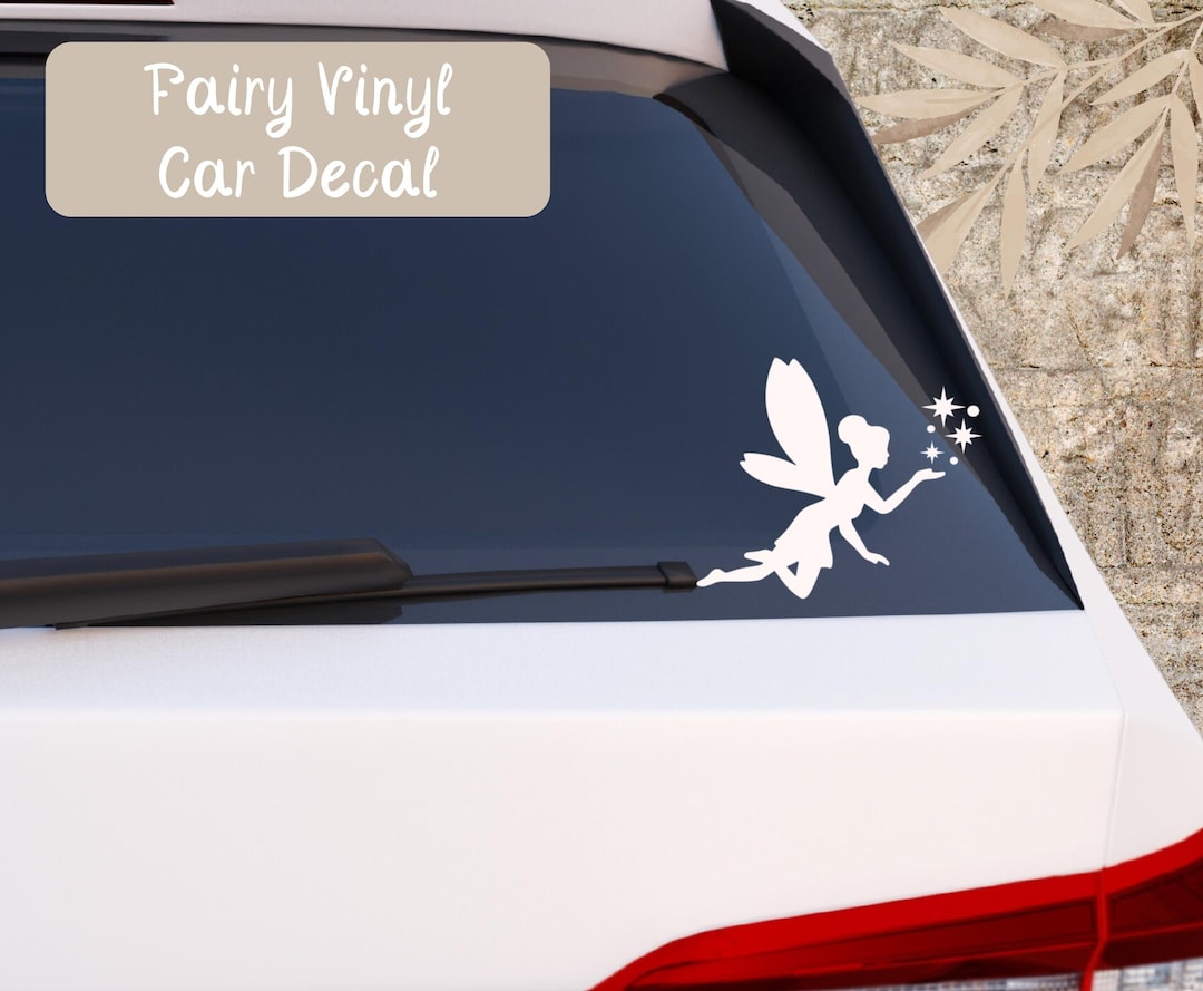 Fairy Car Decal Sticker/cute Fairy Vinyl Decal Sticker/car Decal/car ...