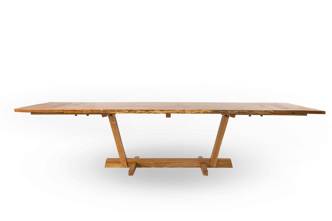 Conoid Dining Table With Extensions, Design Inspired by George ...