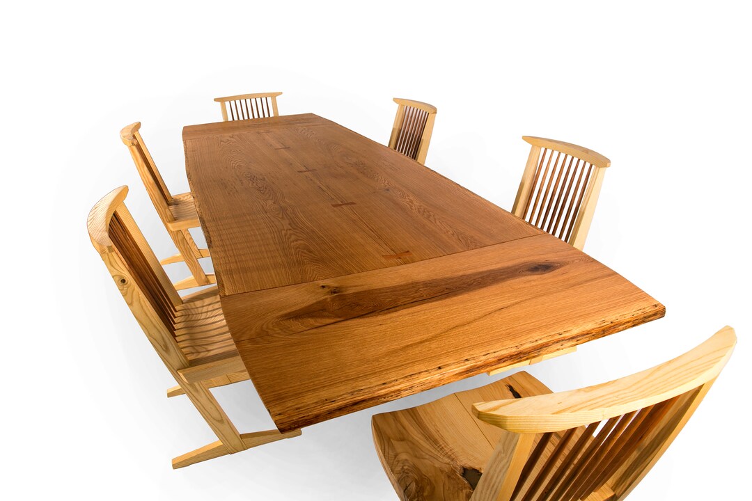 Conoid Dining Table With Extensions, Design Inspired by George ...