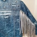 Silver Arm Fringe Jacket - Etsy