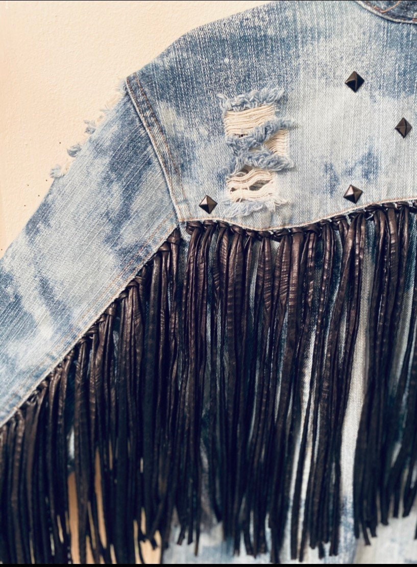 Black Metallic Fringe - Etsy