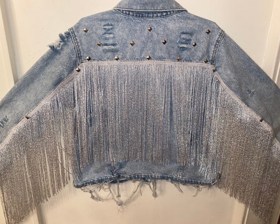 Metallic Silver Fringe | Etsy