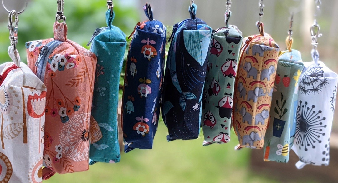 POCKET TISSUE HOLDER | Zipped Pouch | Clip on Keyring | Keychain ...