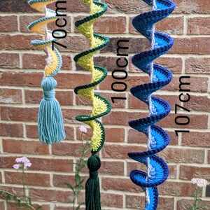 Funky Handmade Crochet Wind Spinner; Eye-catching Decoration for the ...