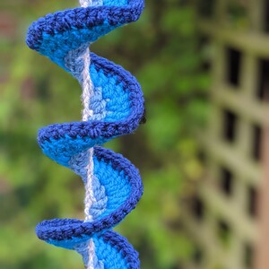 Funky Handmade Crochet Wind Spinner; Eye-catching Decoration for the ...