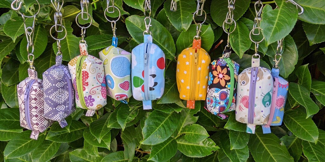 Mini Pouch Coin Purse Keyring or Stylish Ear Pod Holder With Zipper ...
