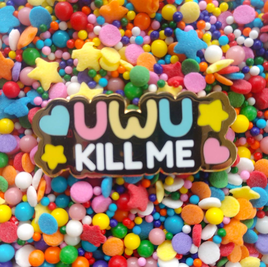 Uwu Mood Hard Enamel Pin - Etsy