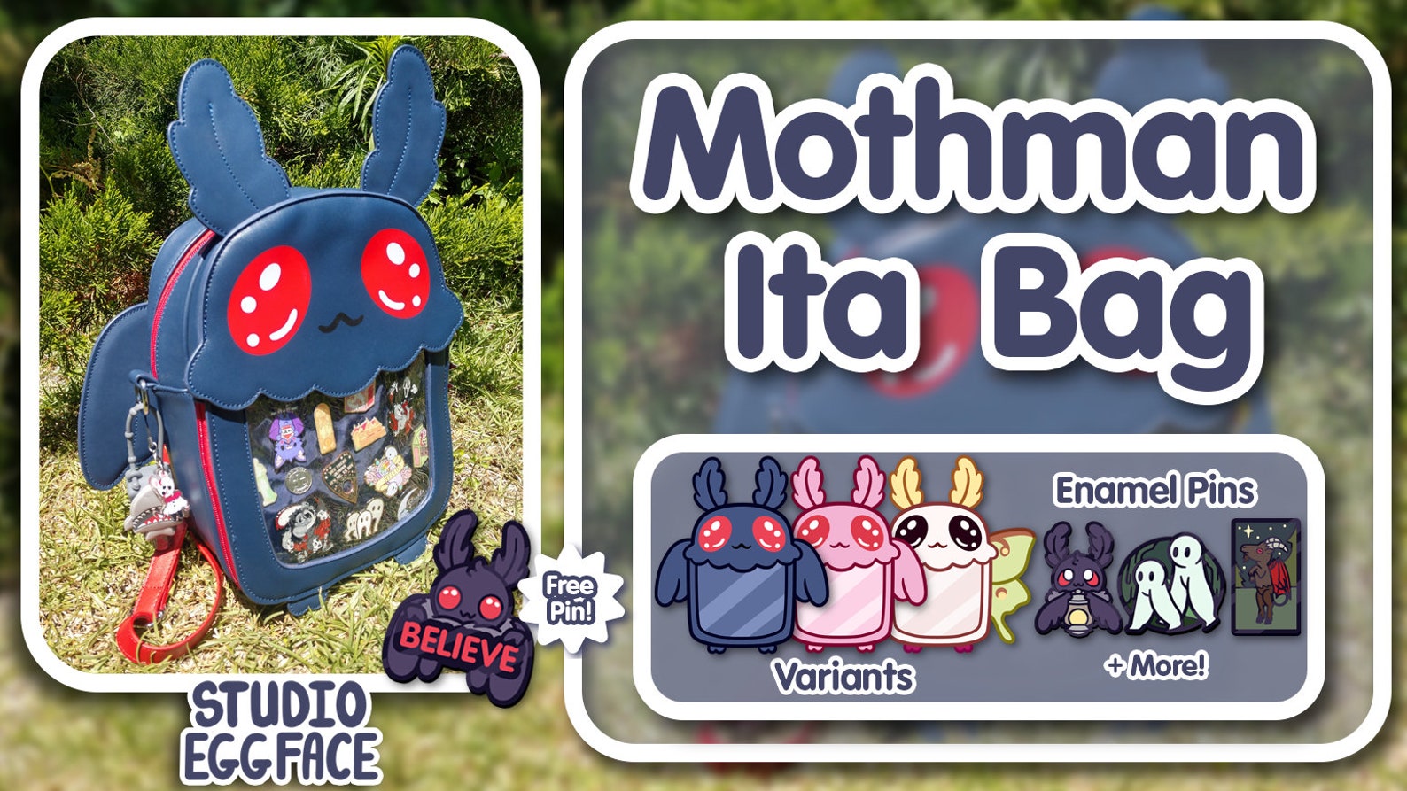 PREORDER Mothman Ita Bag Mini Backpack Est. Shipping | Etsy