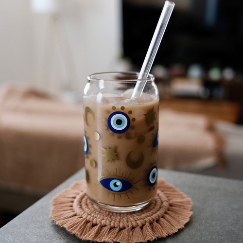 Evil Eye Beer Can Glass - Etsy