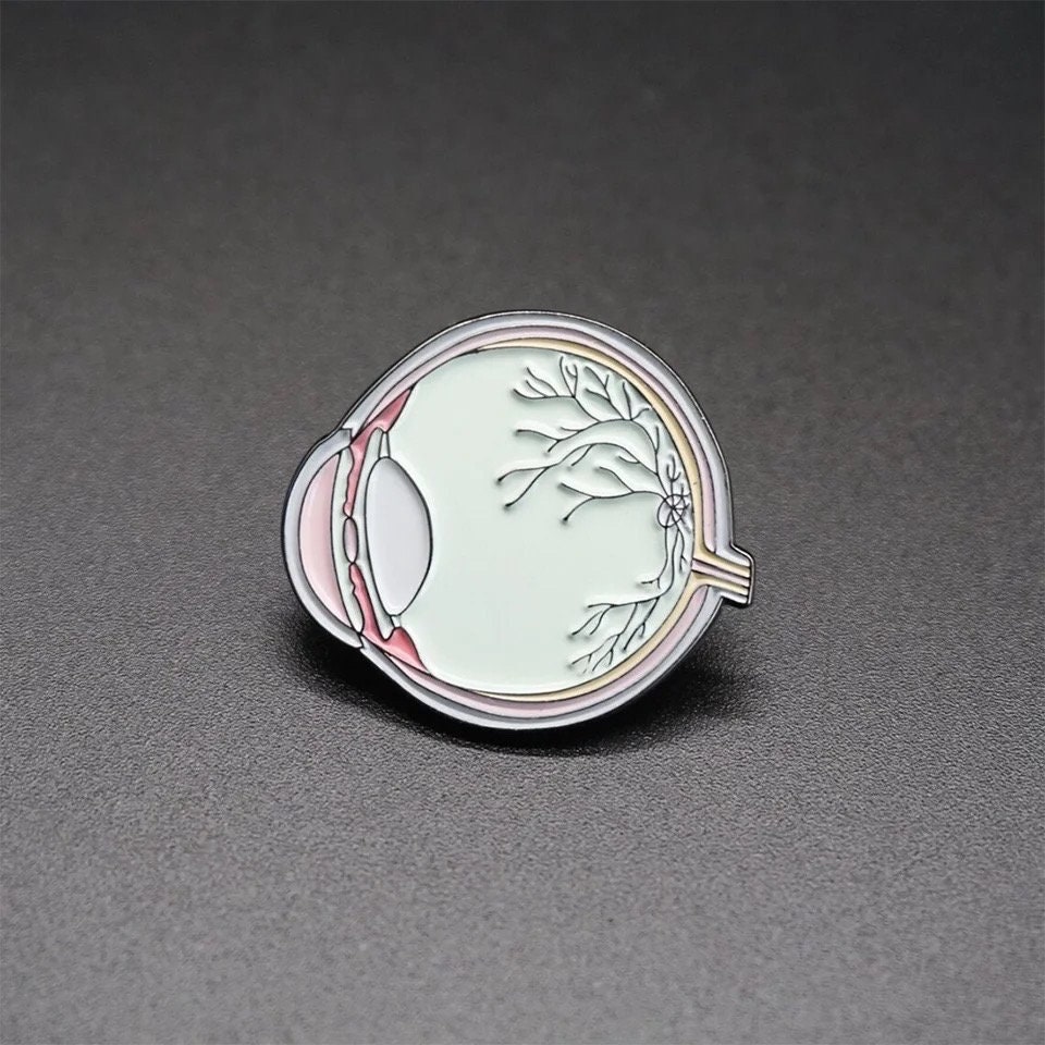 Anatomy Eyeball Pin Badge Brooch - Etsy