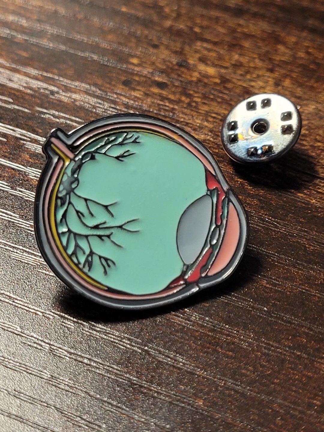 Anatomy Eyeball Pin Badge Brooch - Etsy