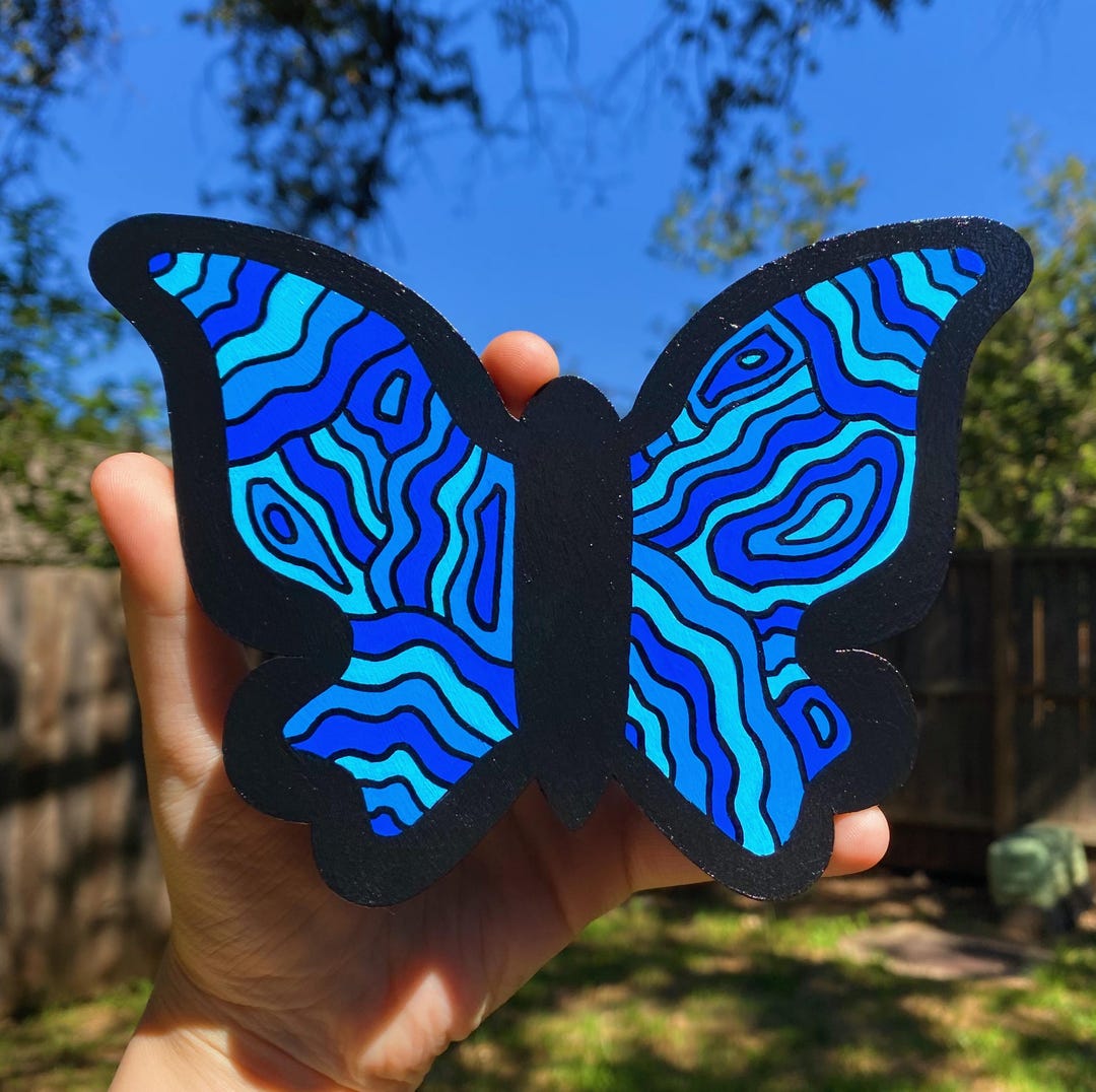 Trippy Assorted Wood Shapes - Etsy