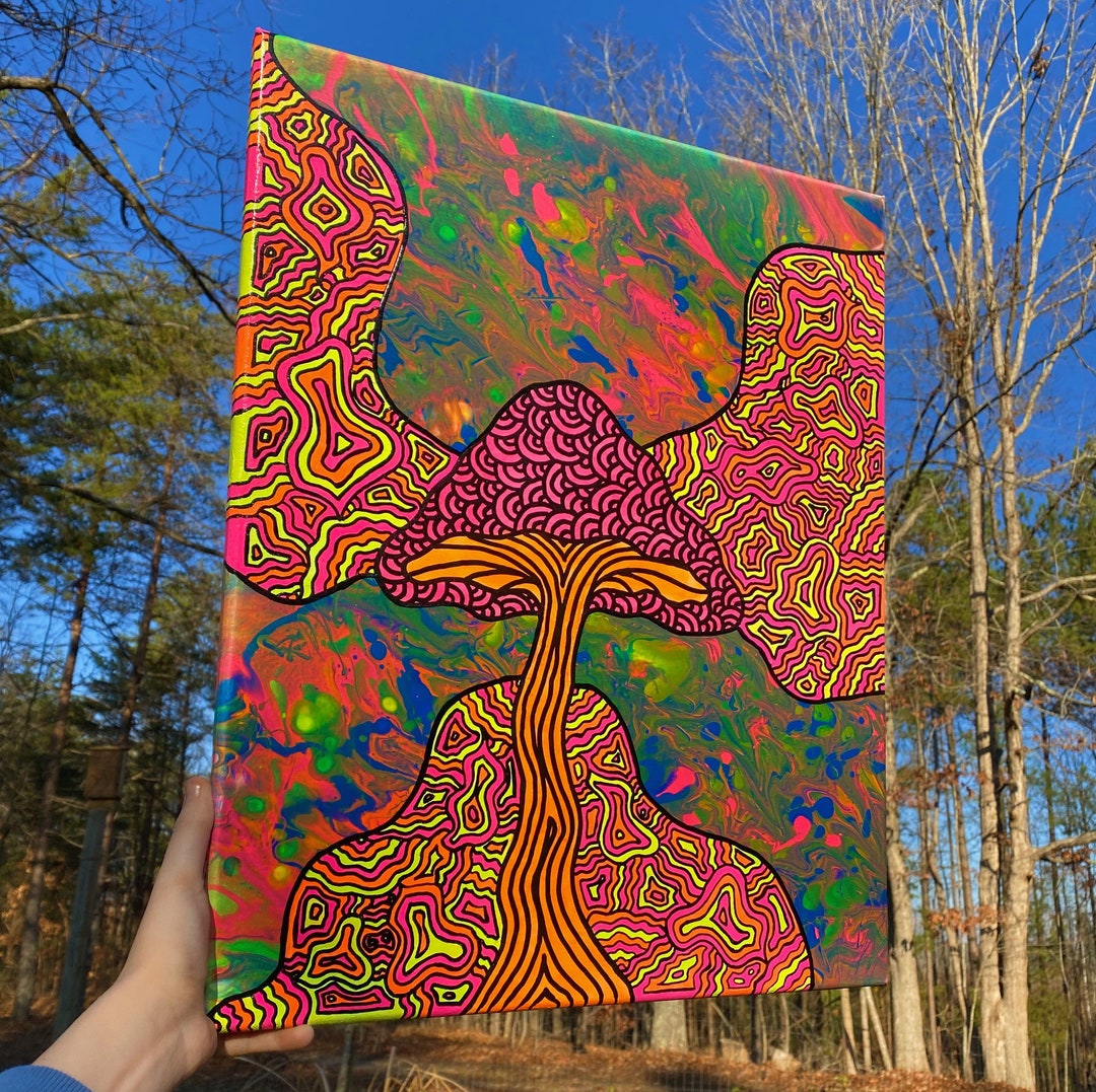 Bioluminescence: Blacklight Reactive Painting - Etsy