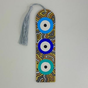 Trippy Hand-painted Bookmarks - Etsy