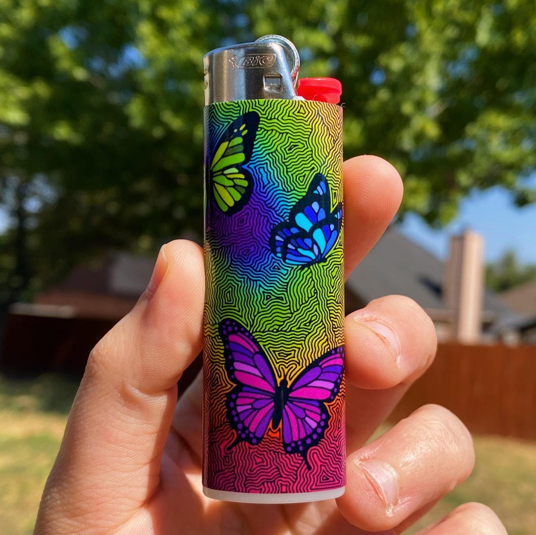 Trippy Lighters - Etsy