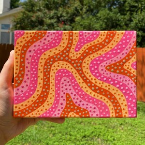 Assorted Trippy 5x7" Paintings - Etsy