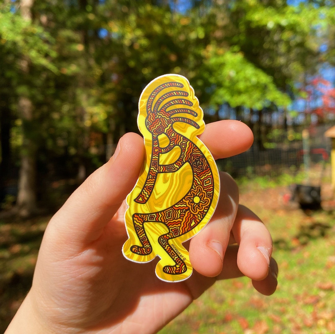 Hunchback Flute Man Trippy Stickers - Etsy
