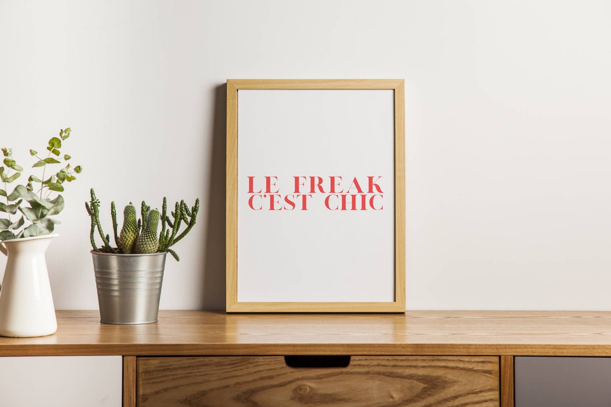 le-freak-c-est-chic-print-le-freak-c-est-chic-poster-etsy-uk