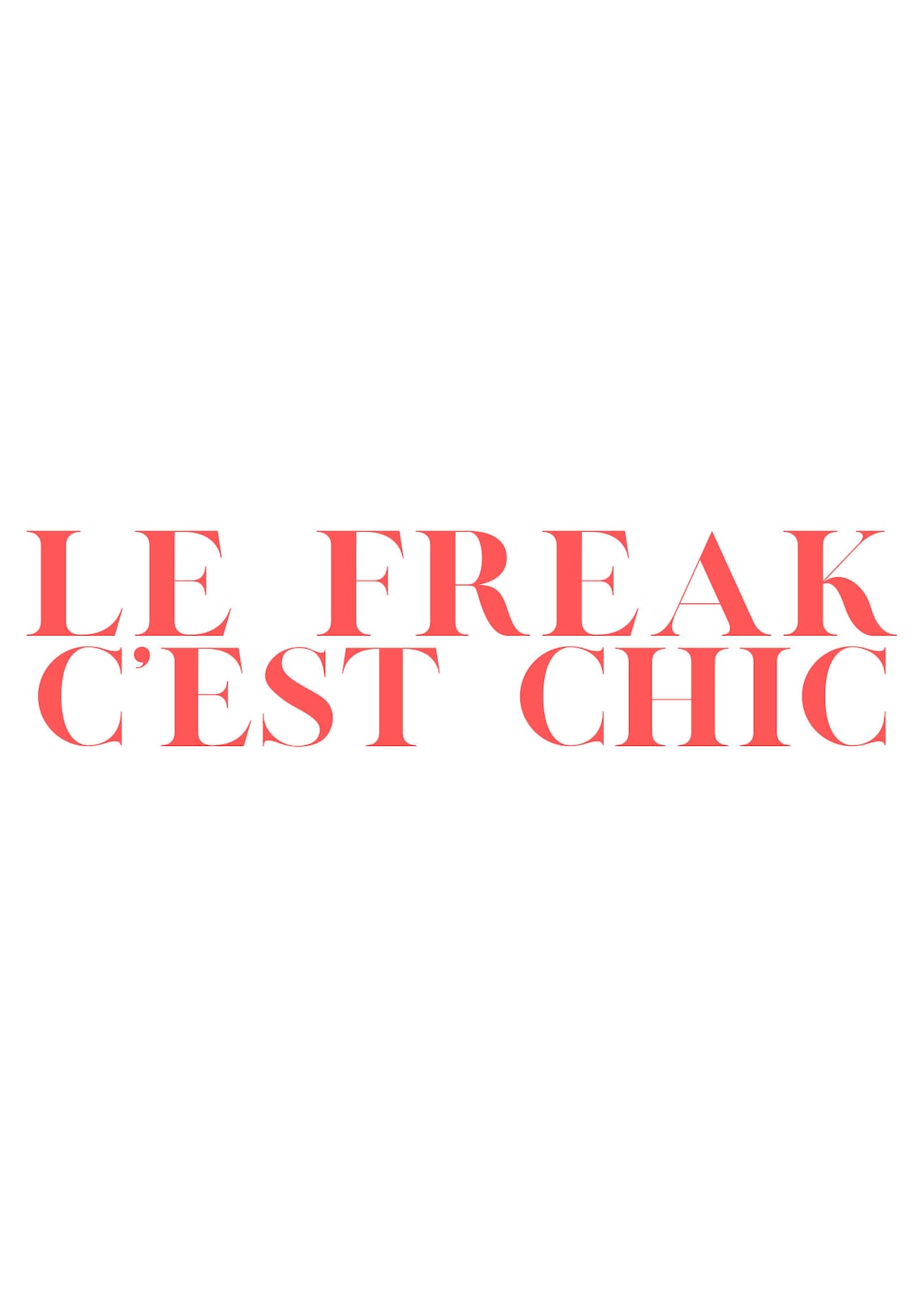 le-freak-c-est-chic-print-le-freak-c-est-chic-poster-etsy-uk