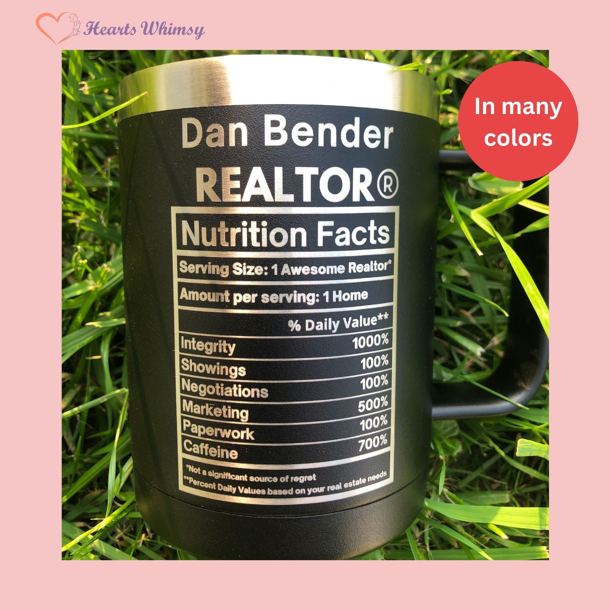Personalized Real Estate Agent Gift, Realtor Steel Polar Camel 15 Oz ...