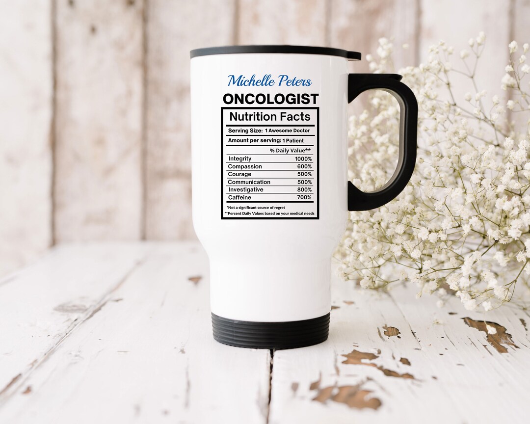 Personalized Funny Nutrition Facts Label Oncologist Travel - Etsy UK