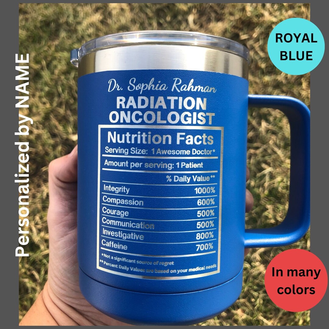 Laser Engraved Personalized by Custom Name Radiation Oncologist ...