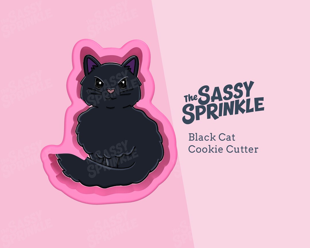 Halloween Black Cat Cookie Cutter, Witchcraft Cookie Cutter - Etsy
