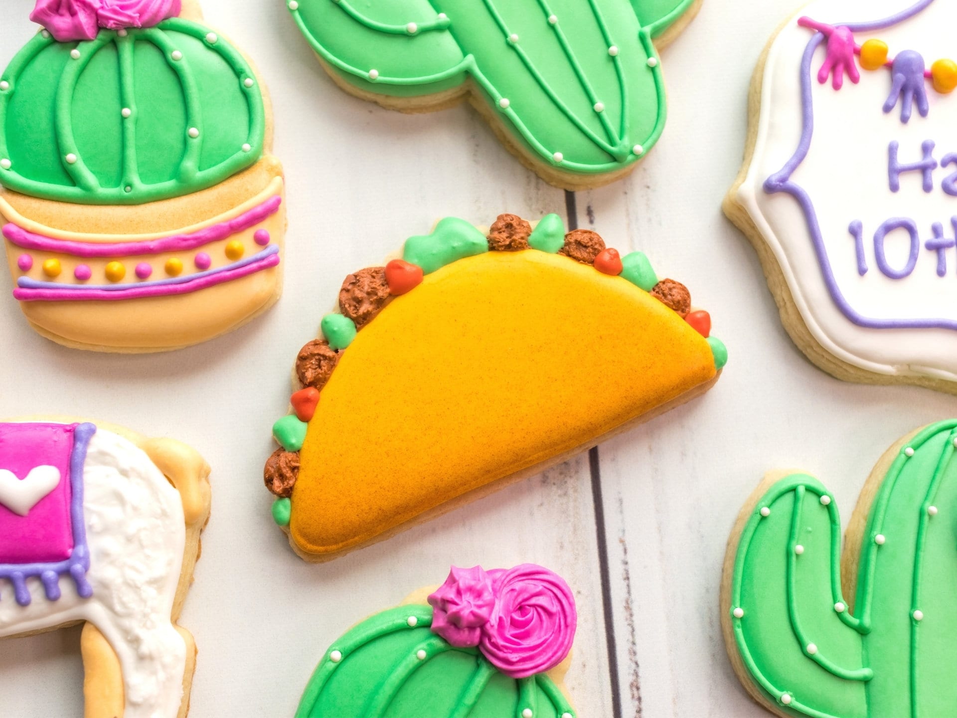 Taco Cookie Cutter Fiesta Birthday Party Taco Twosday | Etsy