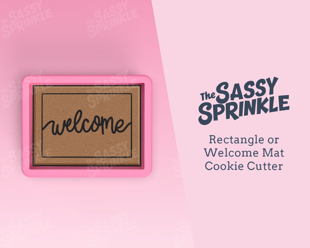 Welcome Mat Cookie Cutter, Housewarming, New Home Cookies - Etsy