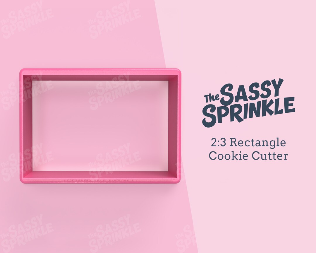Rectangle Cookie Cutter, 2 by 3 Inch Rectangle Cookie Cutter - Etsy