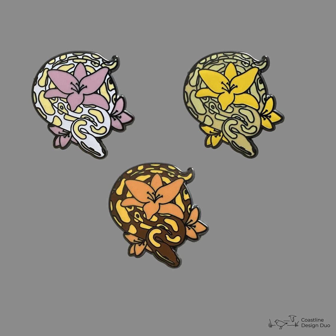Ball Python Enamel Pins Ball Python Pins Ball Python Snake - Etsy