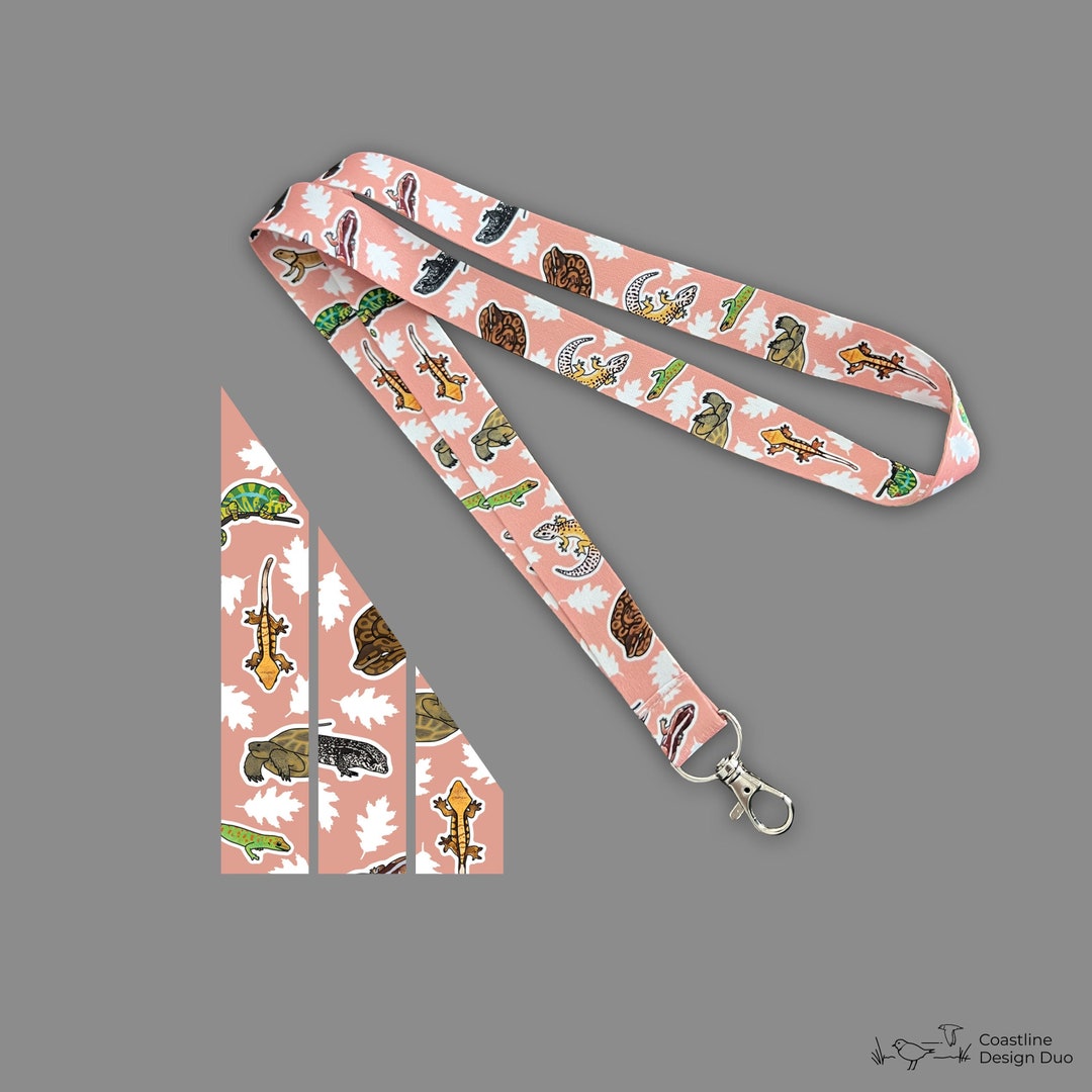 1pc - Reptile Lanyard, Reptile Badge Holder, Reptile Gift for Teachers ...