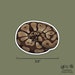 1 Pc - Vinyl Normal Ball Python Sticker, Ball Python Decal for Water ...