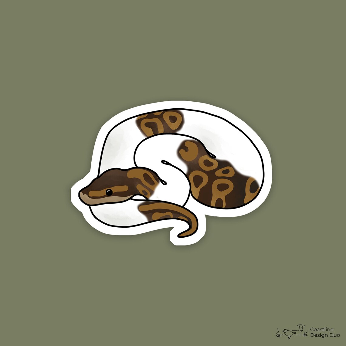 6 Pcs Ball Python Stickers Ball Python Decal Snake - Etsy