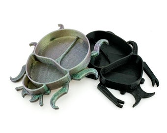 2 Pc Leaf and Acorn Isopod Feeding Dishes, Cute Shaped Reptile Dish ...