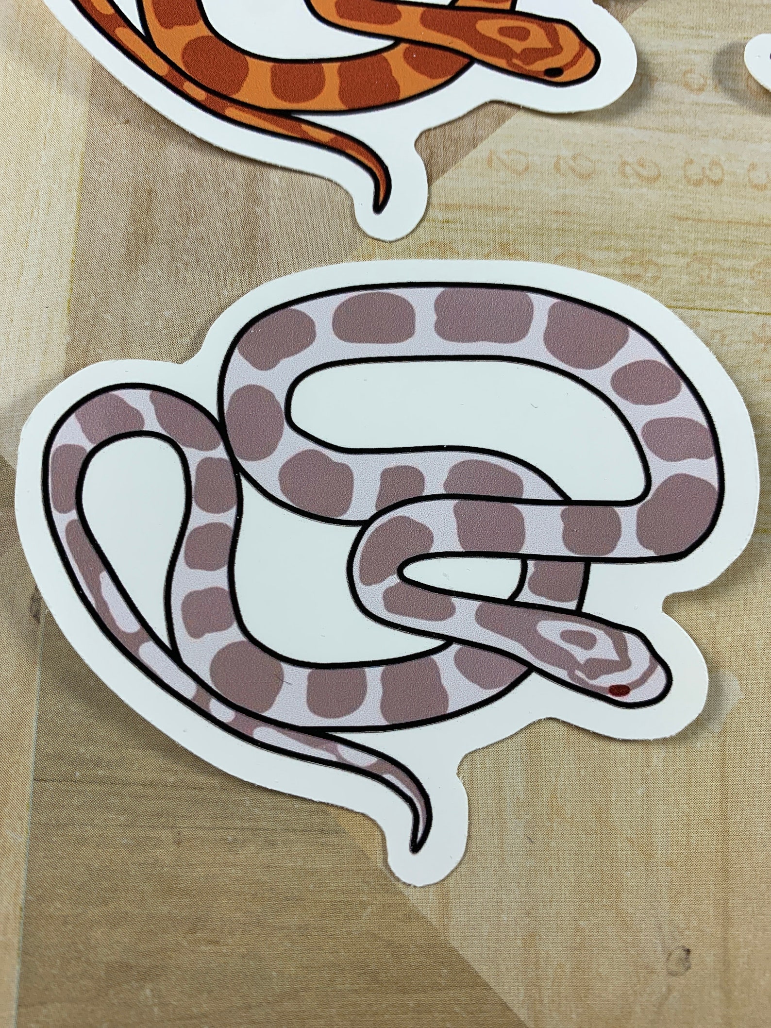 6 pcs Snake Stickers Hognose Stickers Corn Snake Stickers | Etsy