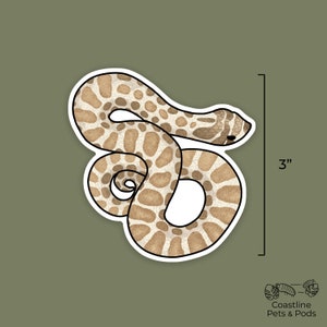 1 Pc - Vinyl Hognose Snake Sticker, Gifts for Snake Mom and Dad ...