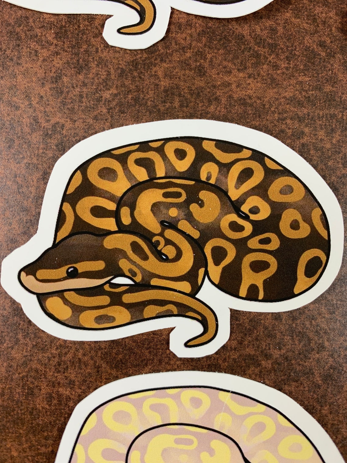 12 pcs Ball Python Stickers Ball Python Decal Snake | Etsy
