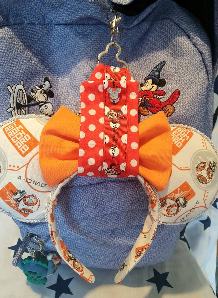 Mickey ear holder disney ear holder for bag disney ear | Etsy