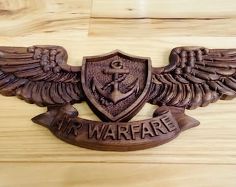 Navy Enlisted Aviation Warfare Specialist EAWS Insignia 3D Stl File for ...
