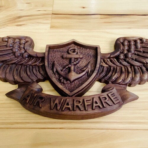 Navy Enlisted Aviation Warfare Specialist EAWS Insignia 3D Stl - Etsy