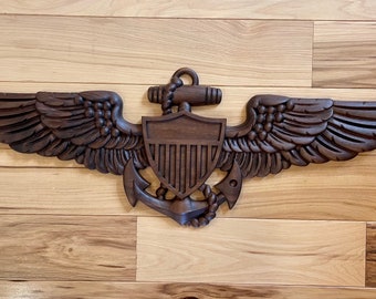 Naval Pilot Insignia - Etsy