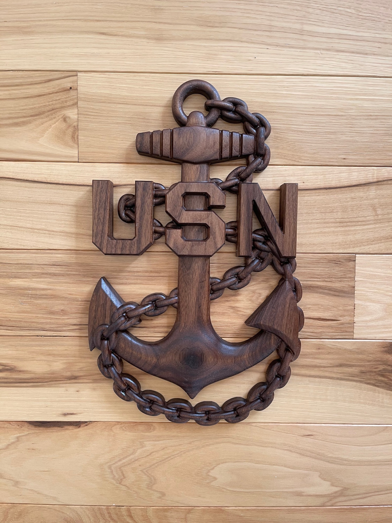 Navy Chief Senior Chief Master Chief Wooden Anchor - Etsy