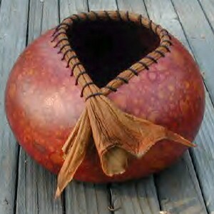 30 Gourd Rim Ideas, Tutorial. Ways to Decorate Cut Gourd Edges. 12 Page ...
