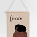 FOREVER Printable Art Black Couple Art Afro Wall Art - Etsy