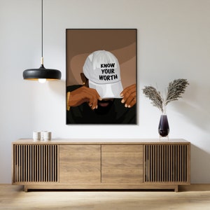 Printable Black Man Art, African American Art, Motivational Art, Black ...