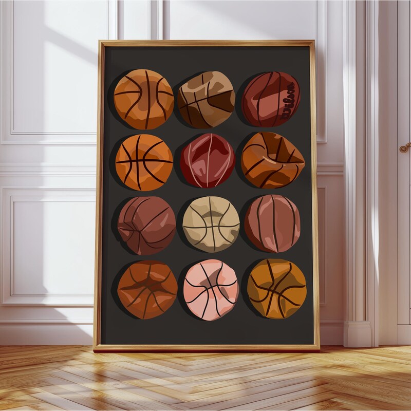 Basketball Wall Art - Etsy