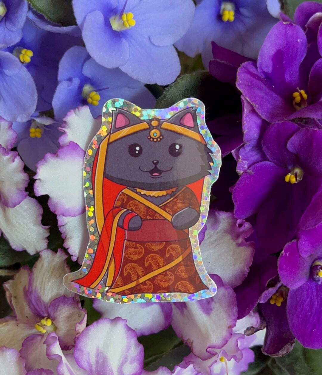 Rani Cat Sticker: South Asian Bridal Sticker - Etsy