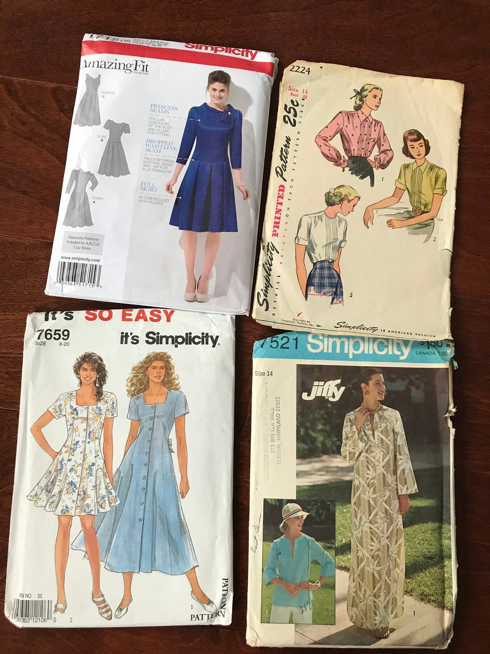 Vintage Simplicity Sewing Patterns uncut & Cut Patterns - Etsy